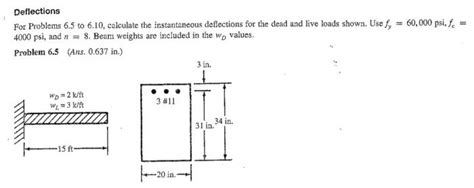 Solved Deflections For Problems To Calculate The Chegg Com