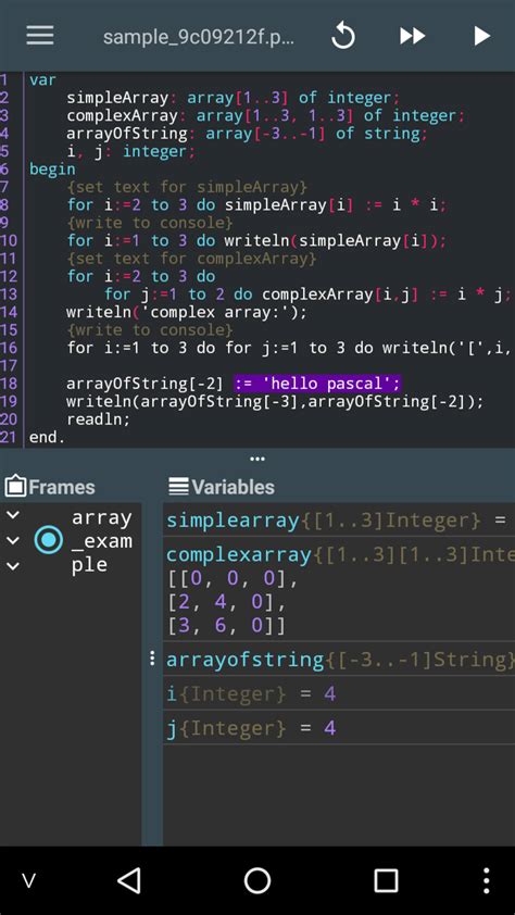 Pascal N IDE Editor Compiler APK สำหรบ Android ดาวนโหลด