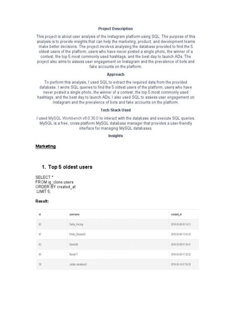 instagram user analytics pdf