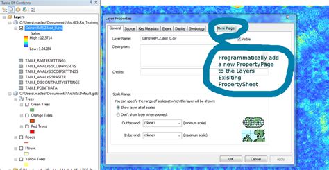 Arcmap Having Trouble Overwriting Raster Layers Default Property Sheet Geographic