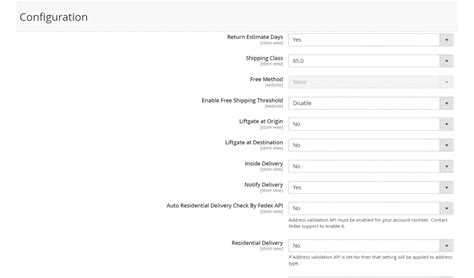 Magento 2 Fedex Freight Shipping Carrier