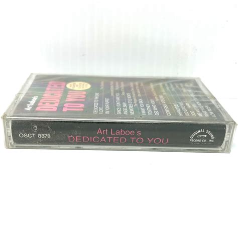 Art Laboes Dedicated To You Vol 1 Various Artists Cassette Del