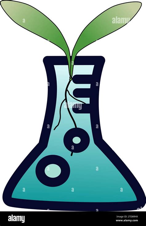 Plant In Experiment Stock Vector Image And Art Alamy