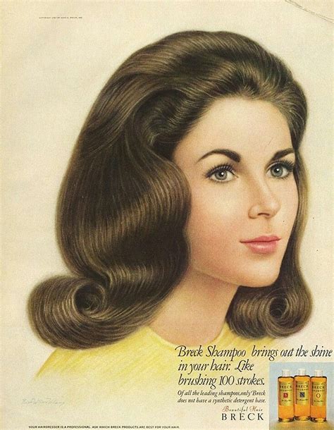 Breck 1967 Retro Hairstyles Breck Shampoo Historical Hairstyles