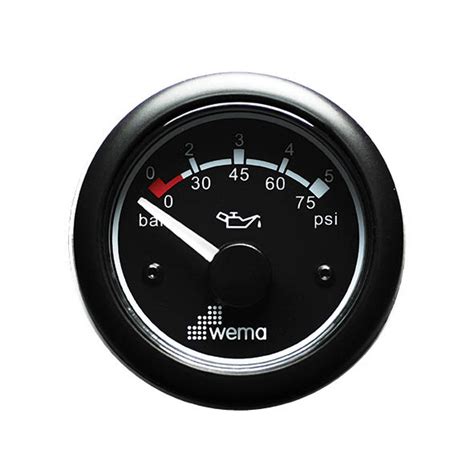 Wema Olietryk Instr 10 Bar Sort Marinexperten