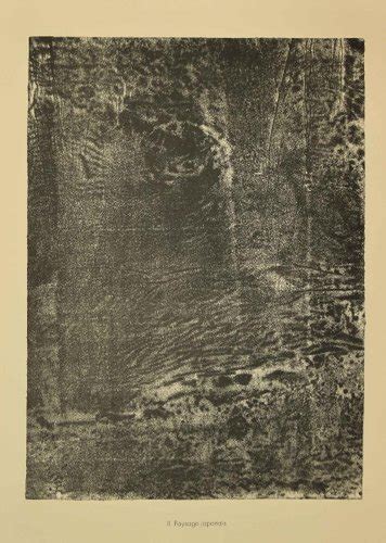 Lithographie Originale De Jean Dubuffet Japanese Landscape 1959 En