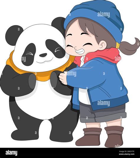 Panda Hug Human