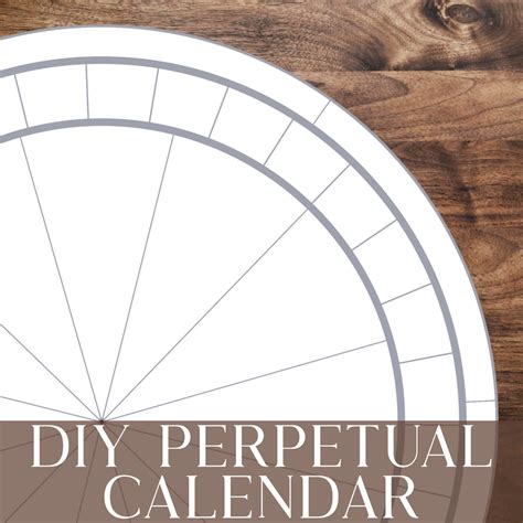 Circular Calendar Template