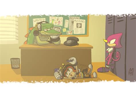 Chaotix Detective Agency Sonic The Hedgehog Art Print Etsy