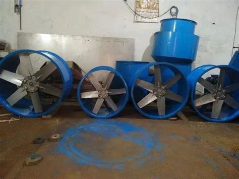Wall Mounted Vane Axial Fan Impeller Size Capacity According At