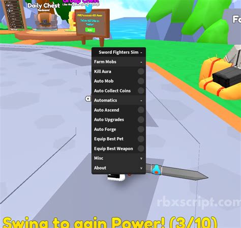 Sword Fighters Simulator Kill Aura Auto Mob Auto Collect Scripts