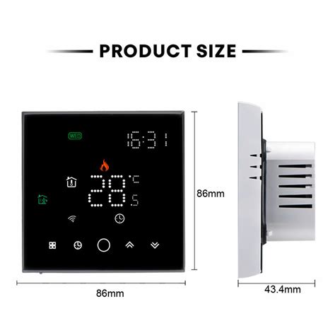 Zigbee 온도 조절기 2mqtt 설정 물전기 바닥 난방 물가스 보일러 투야 스마트 라이프 가족 지능 시스템