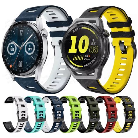 Jual Strap Tali Jam Huawei Watch Gt Gt Mm Gt Gt Gt Pro Se Mm Model Twotone Rubber