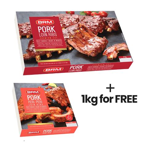 2kg Pork Loin 1kg Peri Peri Ribs For Free Brm Shop