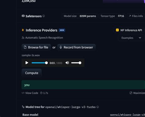 Inference Api Error With Whisper Returntimestamps Parameter