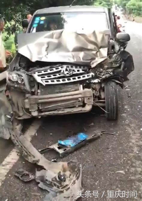 私家車和罐車「互吻」 車牌都撞掉了 每日頭條