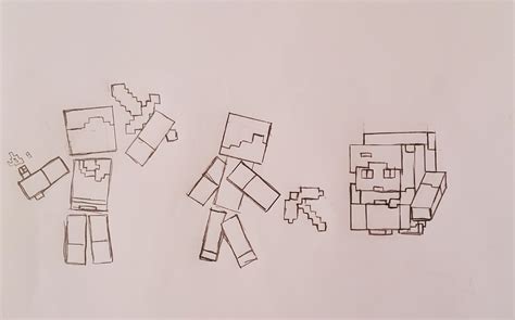 I Just Drew The Rascal And Its My Fav So Far R Minecraft