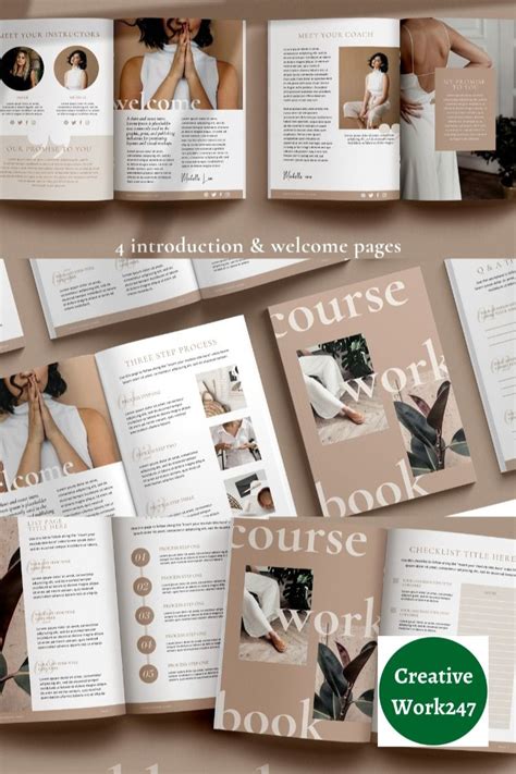 Multi Purpose Workbook Creator Template For Canva Perfect For
