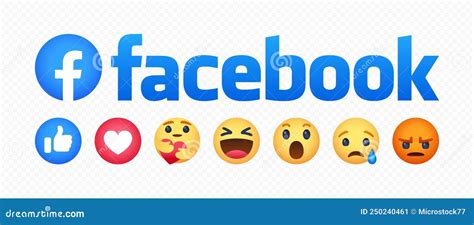 Facebook React Emojis Background Vector Illustration Cartoondealer