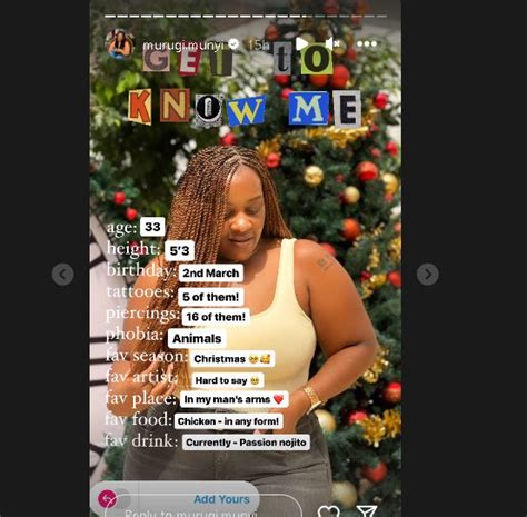 Murugi Munyi Reveals 11 Things That The Public Previously Didnt Know