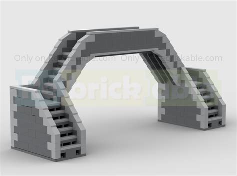 Lego Moc Foot Bridge By Karldonovan Rebrickable Build With Lego