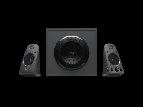 Logitech Z Speaker System With Subwoofer And Optical Input Powerful Thx Sound Audio