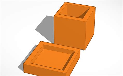 3d Design Box With Lid Tinkercad
