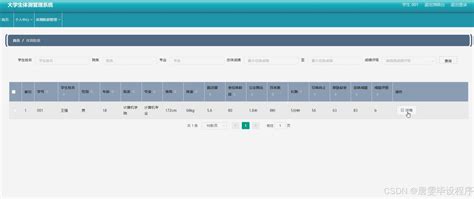 Springboot毕设 大学生体测管理系统 程序论文 Csdn博客