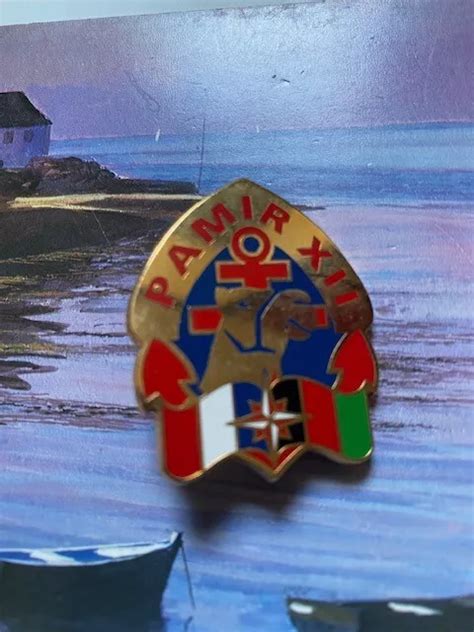 INSIGNE MILITAIRE REGIMENT De Marche Du Tchad Rmt Pamir Xii Opex Tdm Rima Colo EUR
