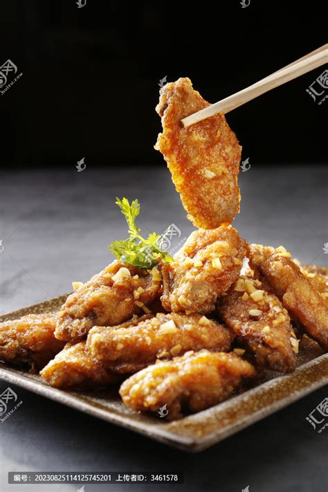 蒜香鸡翅图片素材下载 食品餐饮素材下的中国菜系图片素材 汇图网