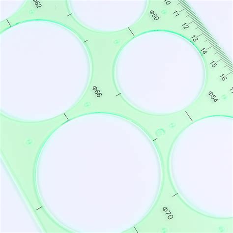 원형 템플릿 원형 및 타원형 템플릿 드로잉 템플릿 눈금자 도구 세트 설계 및 건축 공부용 3 개 회화 용품