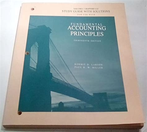 Fundamental Accounting Principles 13th Edition F A S T Edition Fundamental Accounting