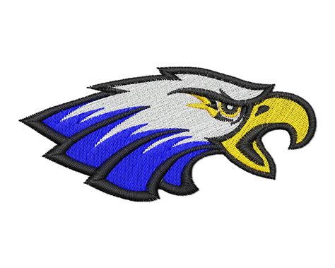 Eagle Mascot Head Svg Etsy