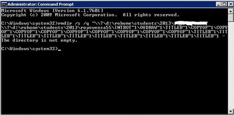 How To Remove A Massive Set Of Nested Directories On A File Server Windows Spiceworks Community