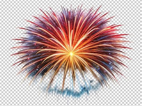 Colorful Firework Display Premium Ai Generated Psd