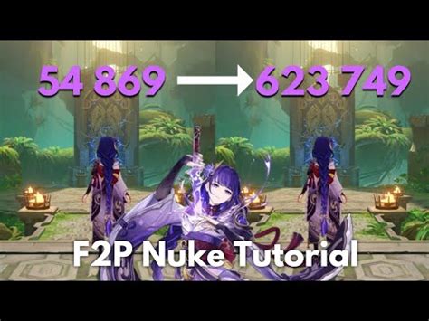 F P C Raiden K Nuke Tutorial Genshin Impact YouTube