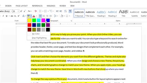 Where Is The Highlighter Tool In Word At Jason Criner Blog