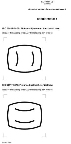 Iec 60417 Ed 10 En Cor12004 Corrigendum 1 Graphical Symbols For