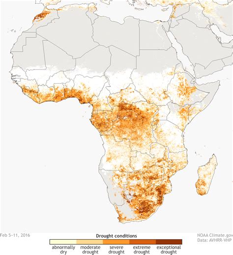 A Not So Rainy Season Drought In Southern Africa In January