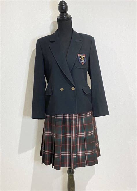 Yahooオークション 厚木北高校 女子 制服 学生服 チェック柄 冬服