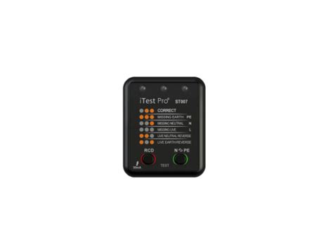 Socket Tester With Rcd Test Fil And Fil