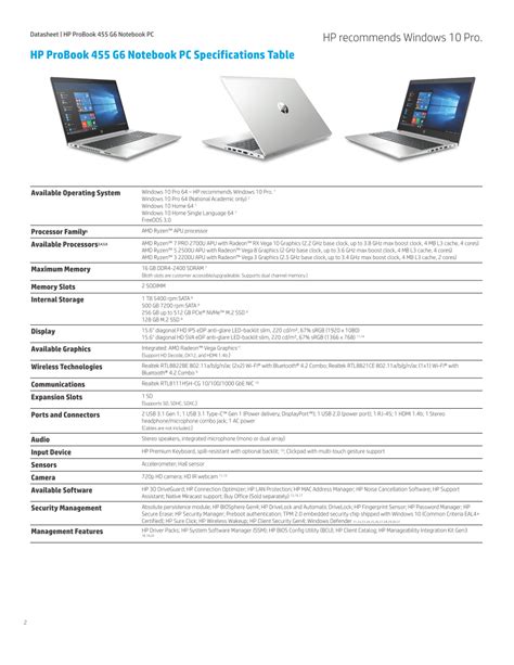 HP ProBook 445 G6 And 455 G6 With AMD Ryzen Are Almost 300 Cheaper Than The Intel Equivalents