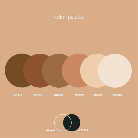 Aesthetic Brown Color Palette Hex Codes Goimages Hub