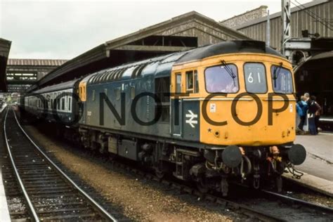 Uk Diesel Train Railway Photograph Of Class 33 33057 Loco Rm33 213 £