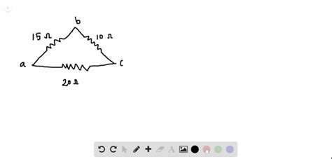 A Triangular Array Of Resistors Is Shown In Fig E26 5 What Current Will This Array Draw From A