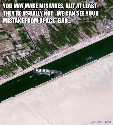 Ship Stuck In Suez Canal And Tiny Excavator To Free It Sparks Funny Memes