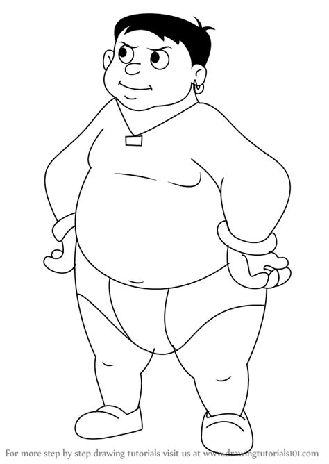 Learn How To Draw Kalia From Chhota Bheem Chhota Bheem Step By Step Drawing Tutorials Easy