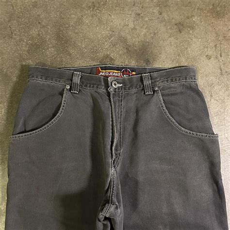 Vintage Y2k Faded Black Baggy Wide Leg Jnco Jeans Depop