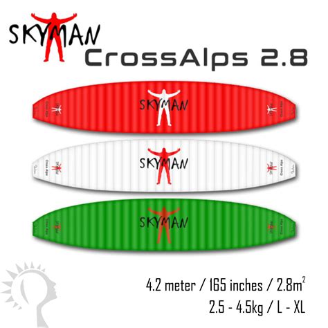 Rc Paraglider Skyman Crossalps 2 8 Hybrid Cefics Punkair