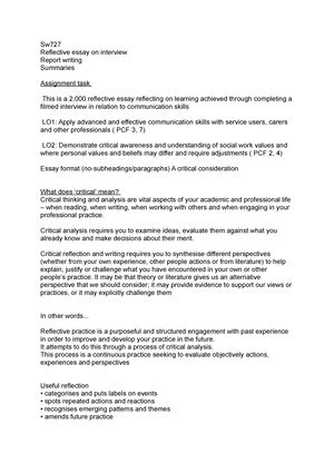 Reflective Essay Structure Therefore In The Introduction What Will